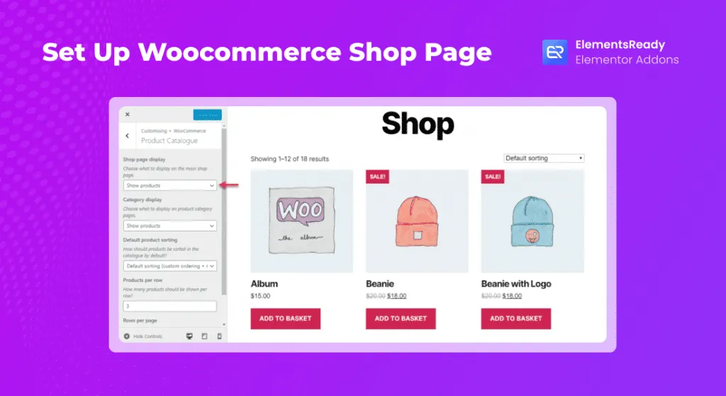 How to Set Up an WooCommerce Shop Page - ElementsReady