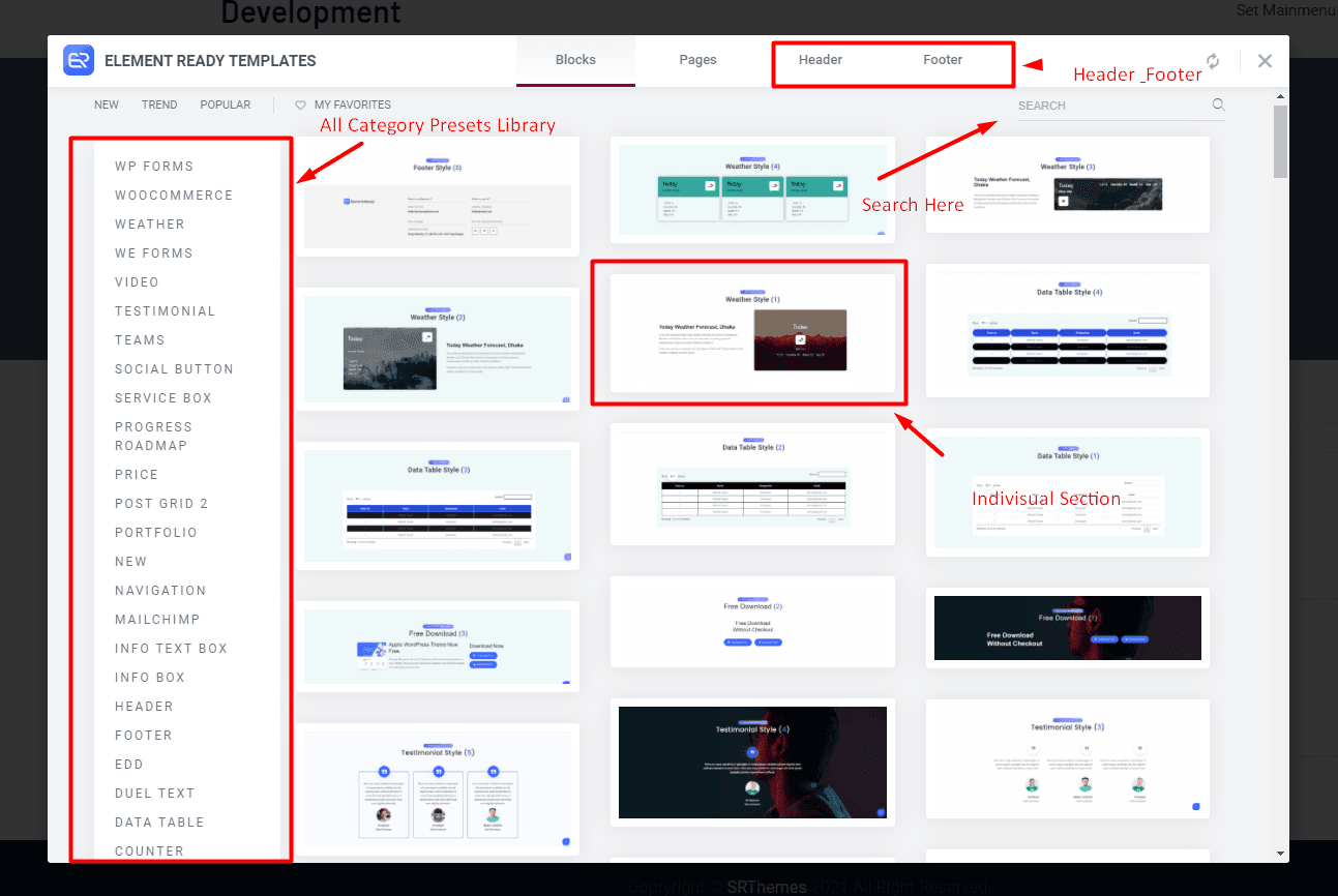 Price Tab Documentation - ElementsReady