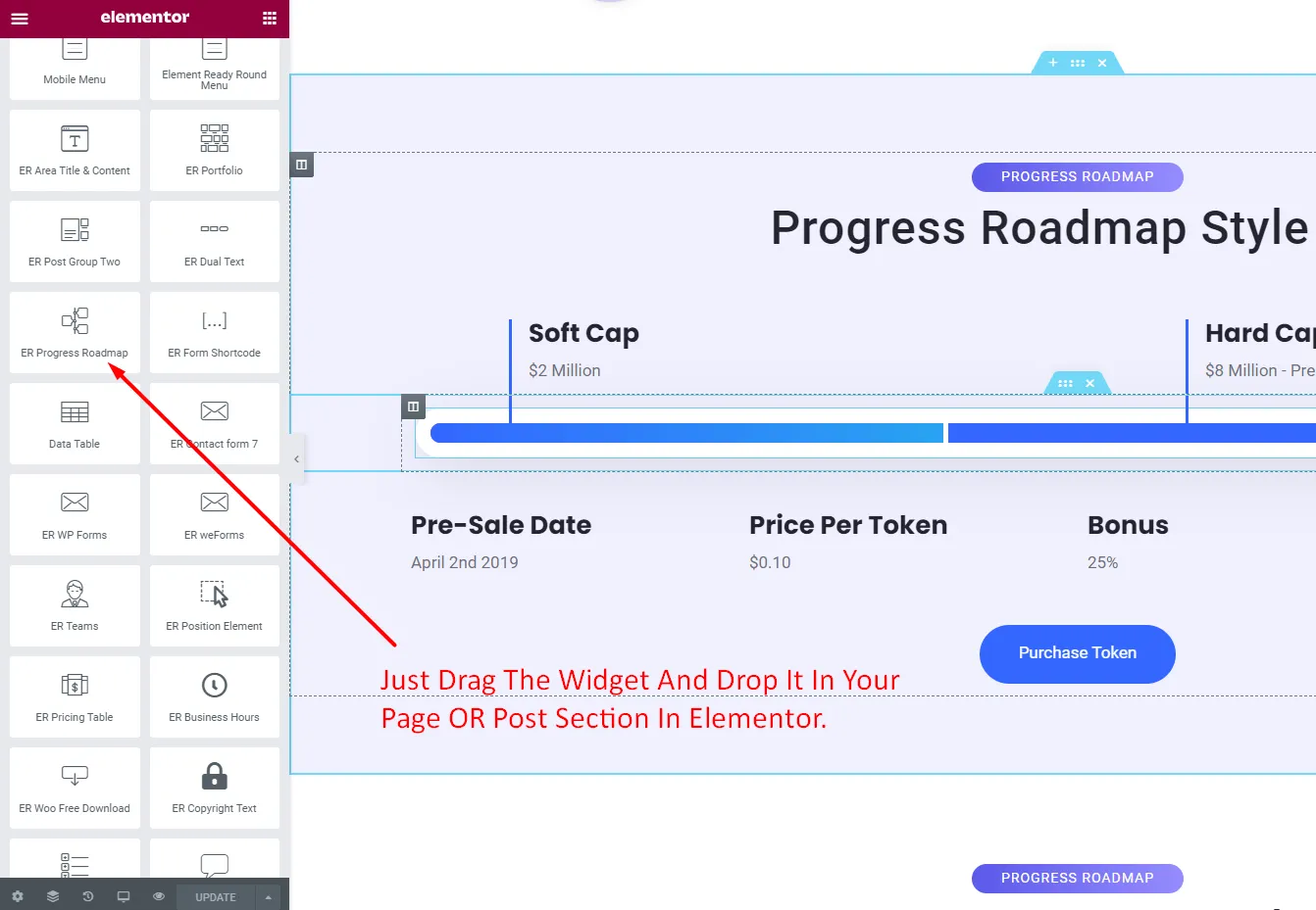 How to Use ER Progress Roadmap Widget